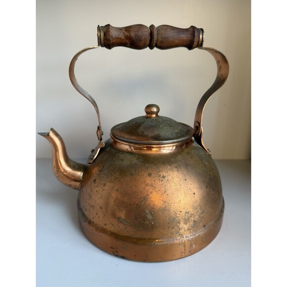 Kitchen | Vtg Antique Tagus R52 Copper Kettle Tea Pot Made In Portugal ...